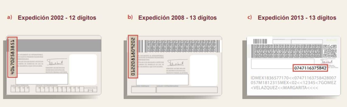 ¿Sabes cuál es el número de identificación de tu credencial del INE ...